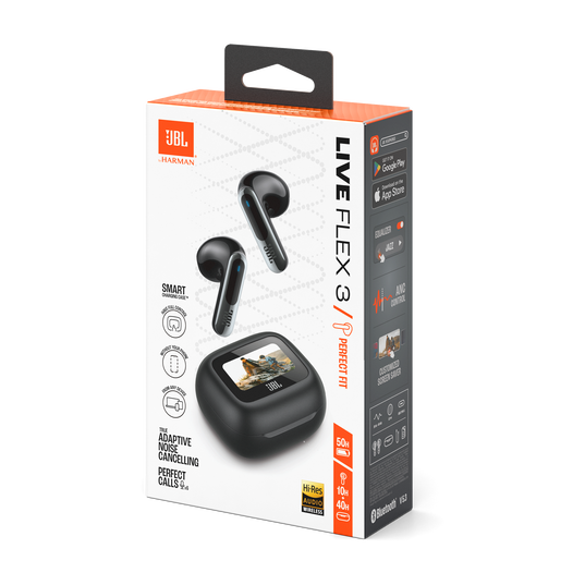 JBL Live Flex 3 | True wireless noise-cancelling open-stick earbuds