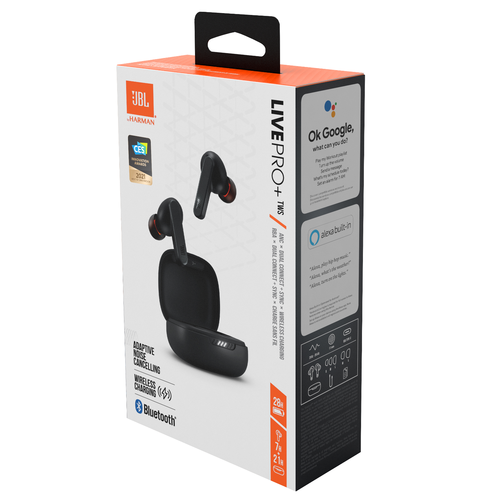 しました JBL LIVE PRO+ TWS xNyl9-m26835021400 ワイヤレスイヤホン ブランド